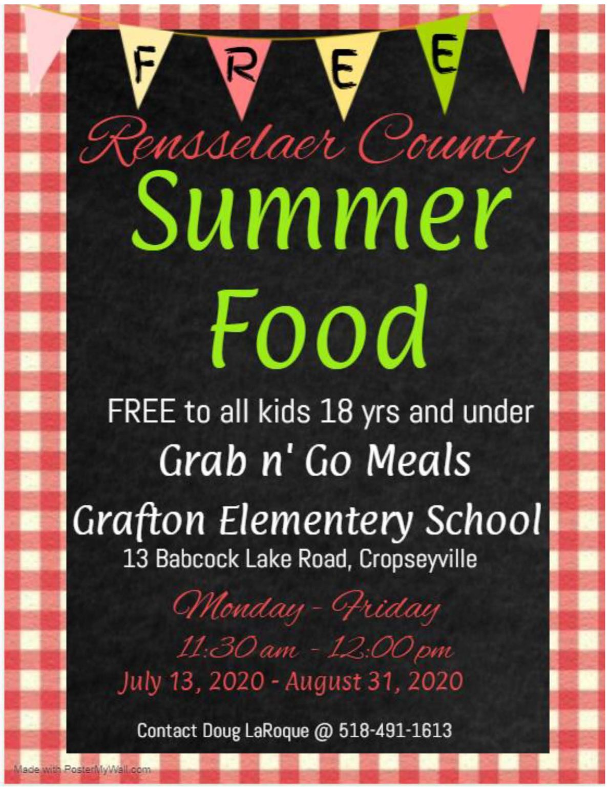 Free Summer Food Program Information | Berlin Central School District