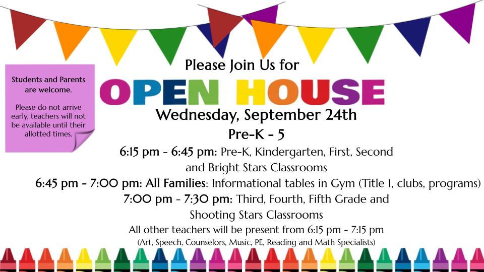 BES Open House 9/24 | Berlin Central School District
