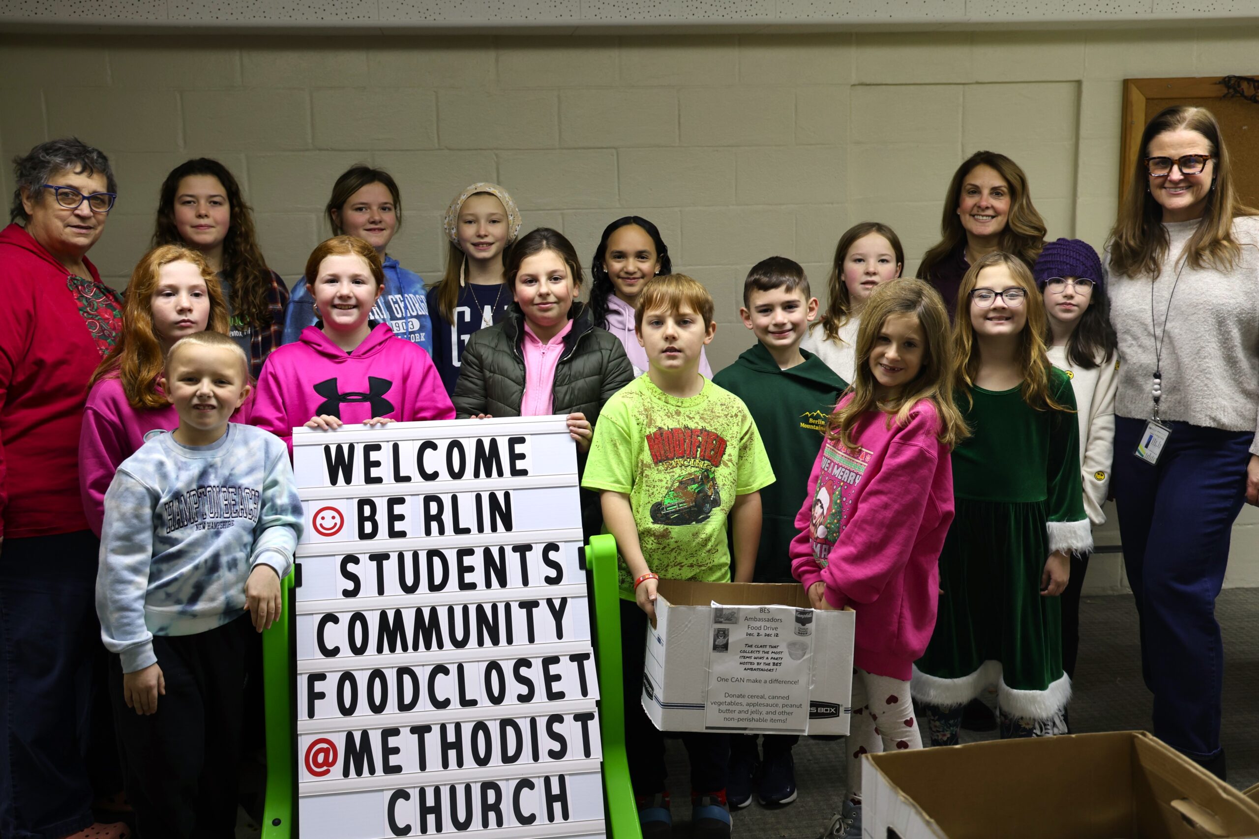 BES Ambassador Food Drive Makes a Positive Impact | Berlin Central ...