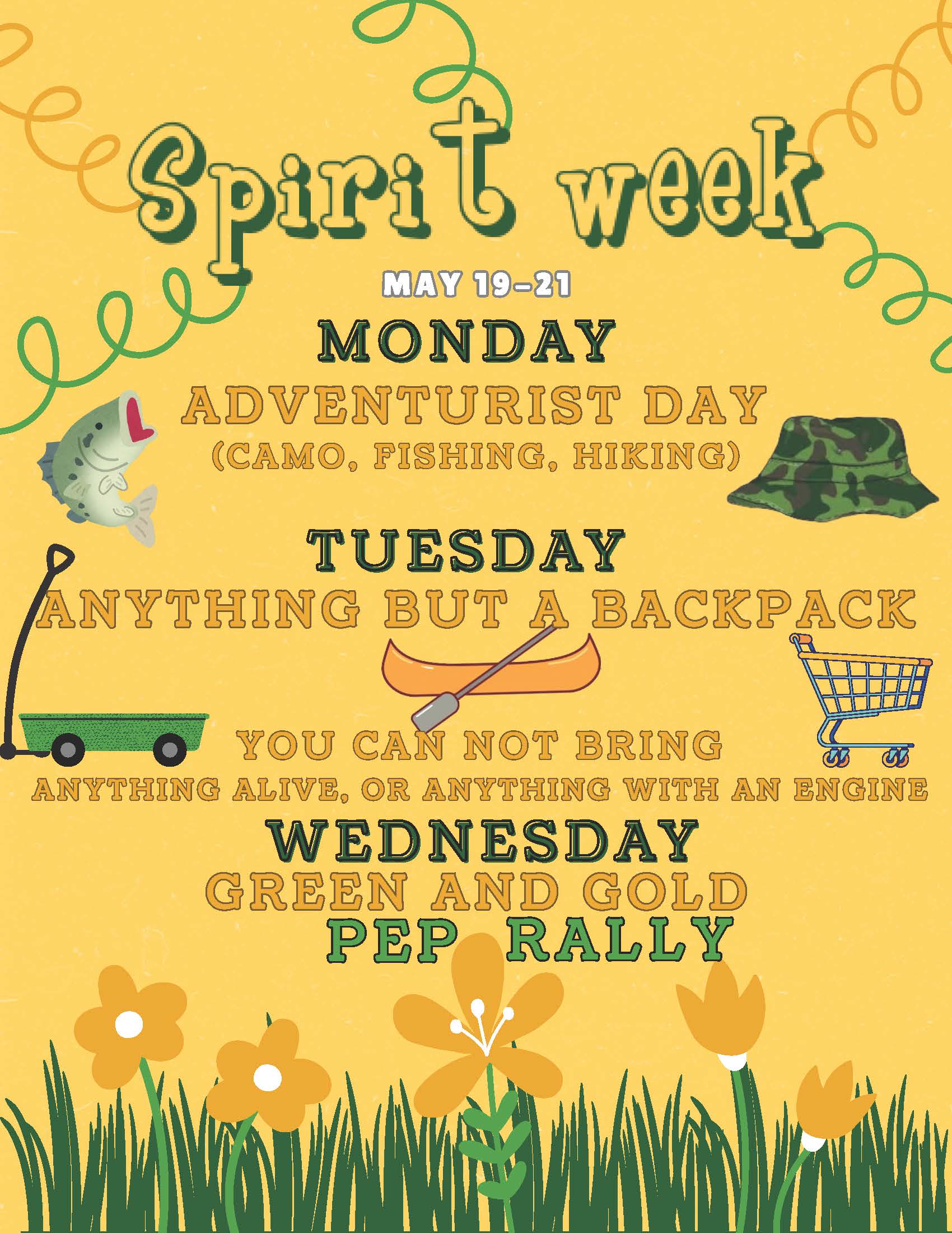 BMHS Spirit Days 5/19 -5/21 | Berlin Central School District