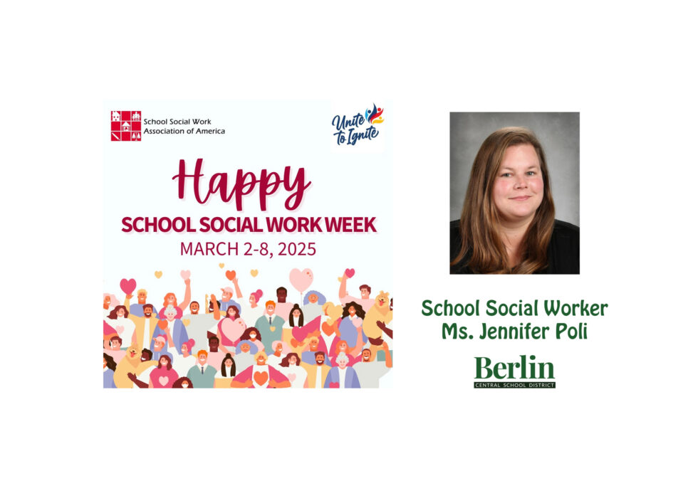 BCSD Recognizes School Social Work Week | Berlin Central School District