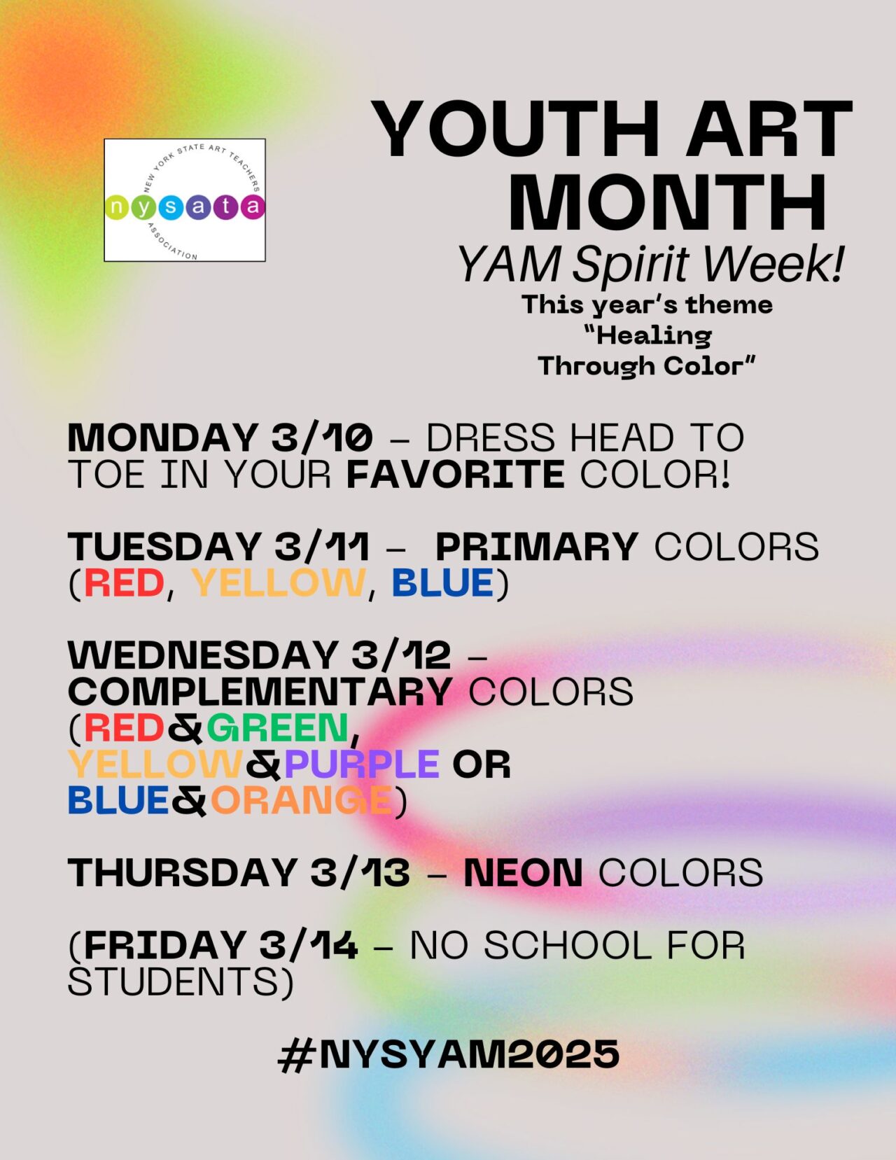 District-Wide Spirit Week - Healing Through Color | Berlin Central ...