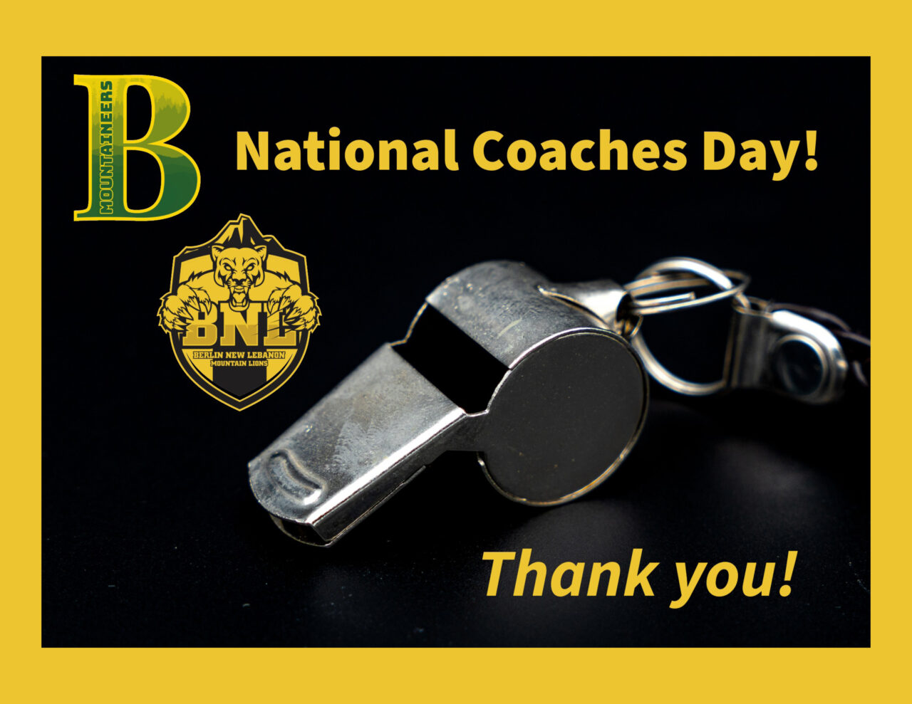 National Coaches Day 2025 | Berlin Central School District