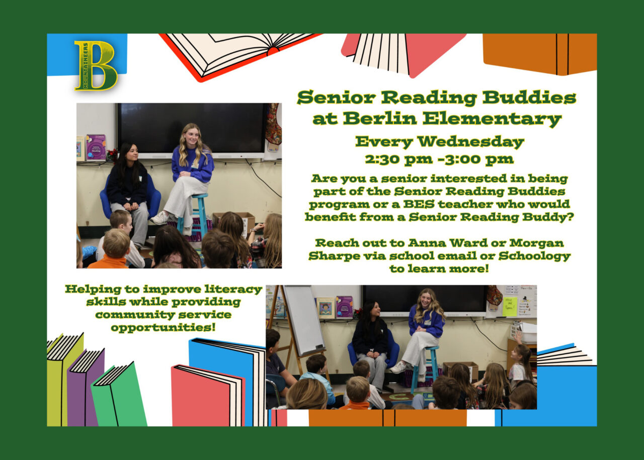 BHS Senior Reading Buddies Announcement | Berlin Central School District